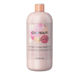 Inebrya Ice Cream Keratin Restructuring Shampoo 1000 ml | Dermoeczanem.com