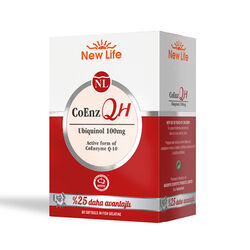 New Life CoEnz QH 100 mg 60 Yumuşak Kapsül | Dermoeczanem.com