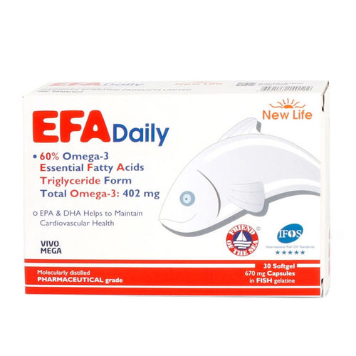 New Life EFA One Takviye Edici Gıda 45 Kapsül | Dermoeczanem.com