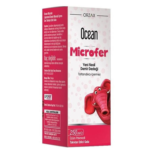 Orzax Ocean Microfer Takviye Edici Gıda 30 ml - Damla | Dermoeczanem.com