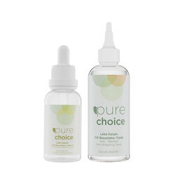 Pure Choice Leke Karşıtı ve Cilt Beyazlatıcı Bakım Seti | Dermoeczanem.com
