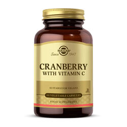 Solgar Cranberry With Vitamin C 60 Kapsül | Dermoeczanem.com